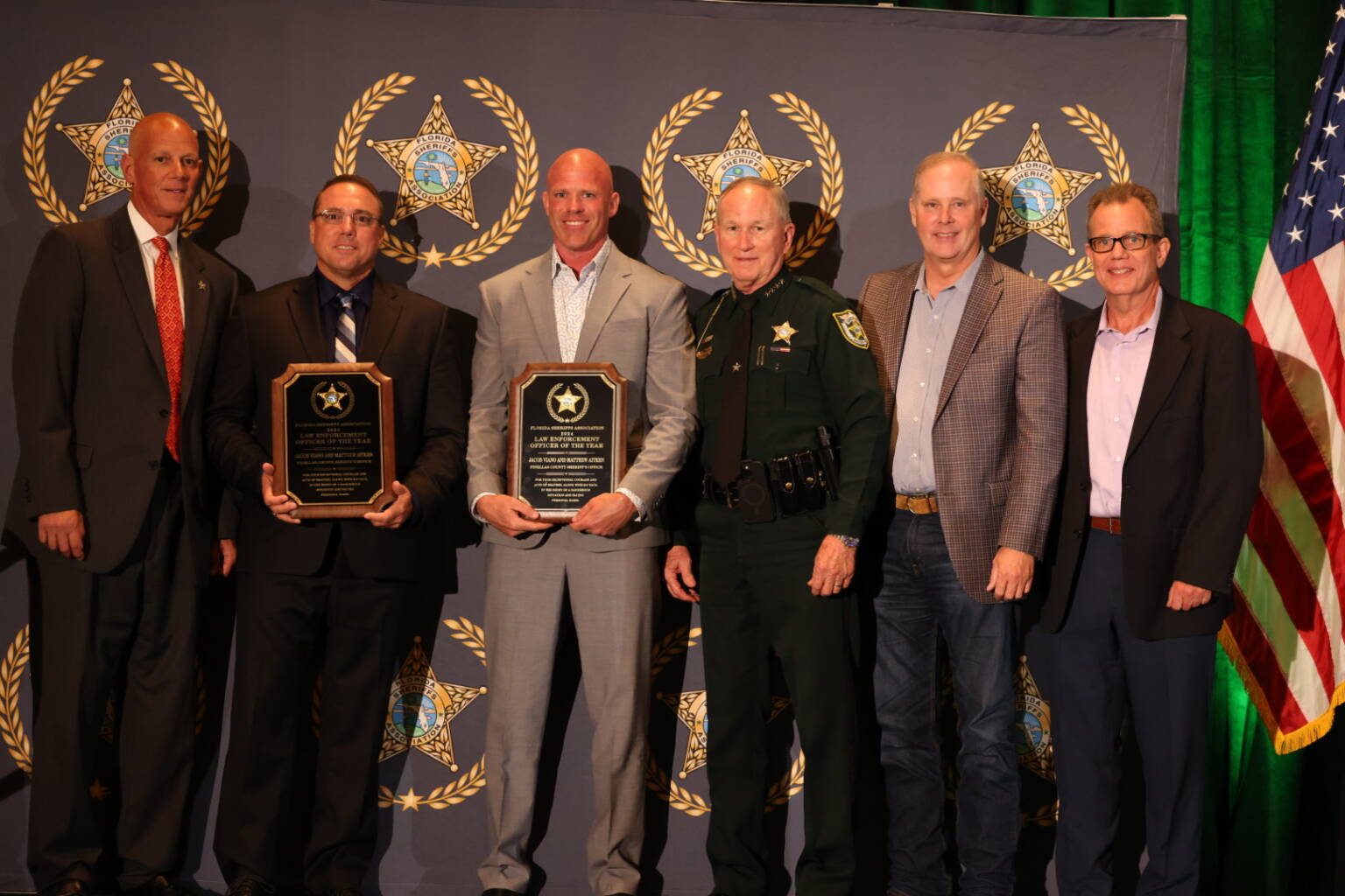 Sergeant Jake Viano and Corporal Matt Aitken of the Pinellas County ...